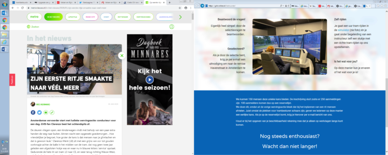 Word conducteur voor één dag! (inzending GVB) - Werf&