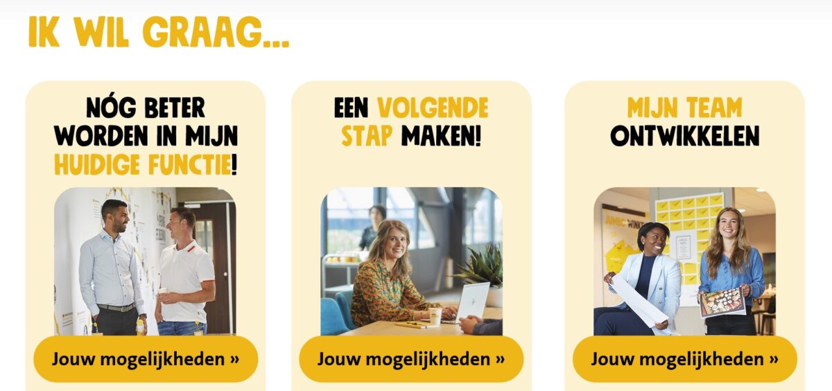 Deze 3 voorbeelden laten goed zien wat je kunt hebben aan (interne) loopbaanbegeleiding - Werf&