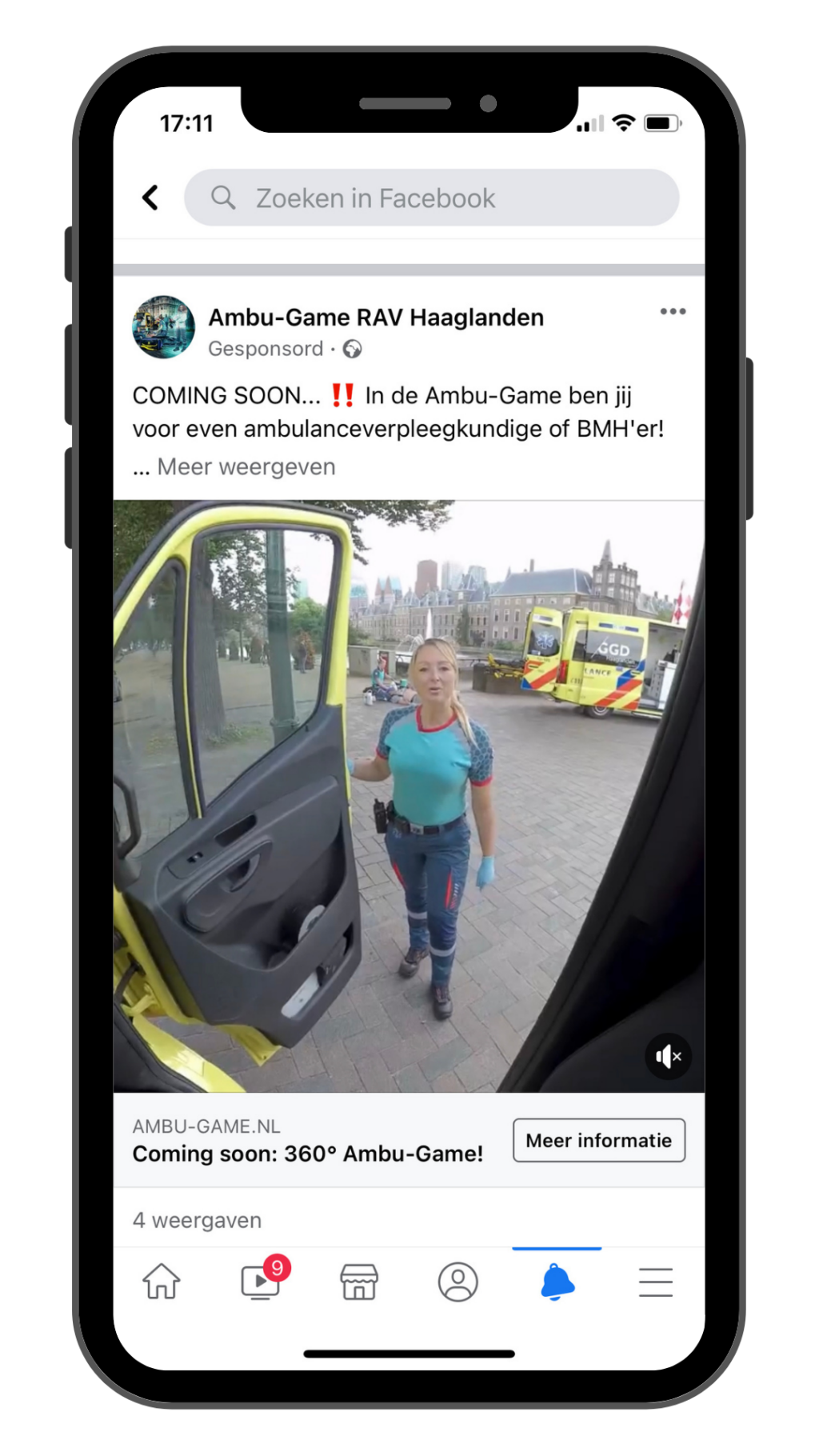 Een Ambu(lance) game om het werk op de ambulance te positioneren (inzending RAV Haaglanden) - Werf&