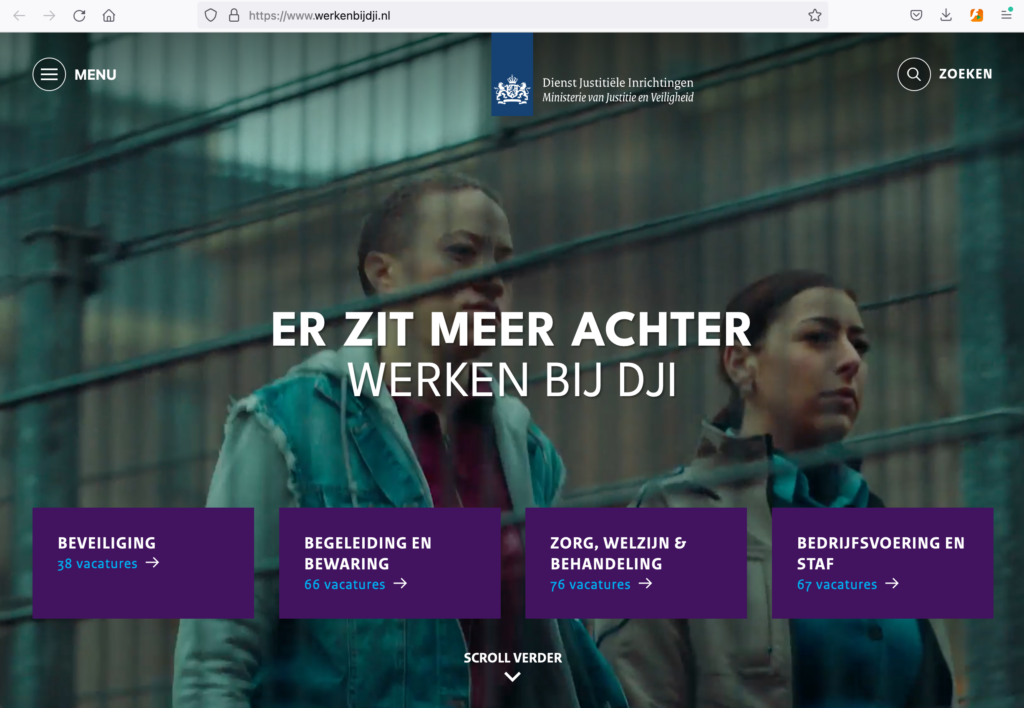 Er zit meer achter werken bij DJI (inzending Dienst Justitiële Inrichtingen) - Werf&