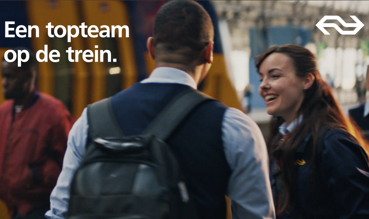 Topteam op de trein: echte mensen, oprecht enthousiasme, veel sollicitaties (inzending NS) - Werf&